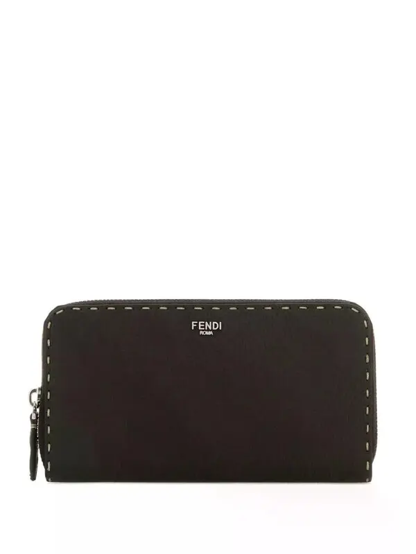 Fendi Leather Wallet - Brown