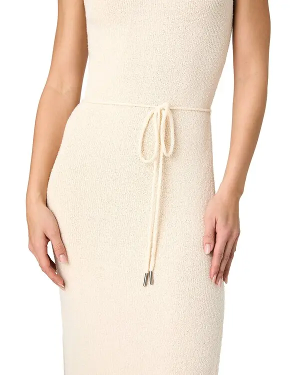 French Connection Terry Spun V-neck Midi Dress