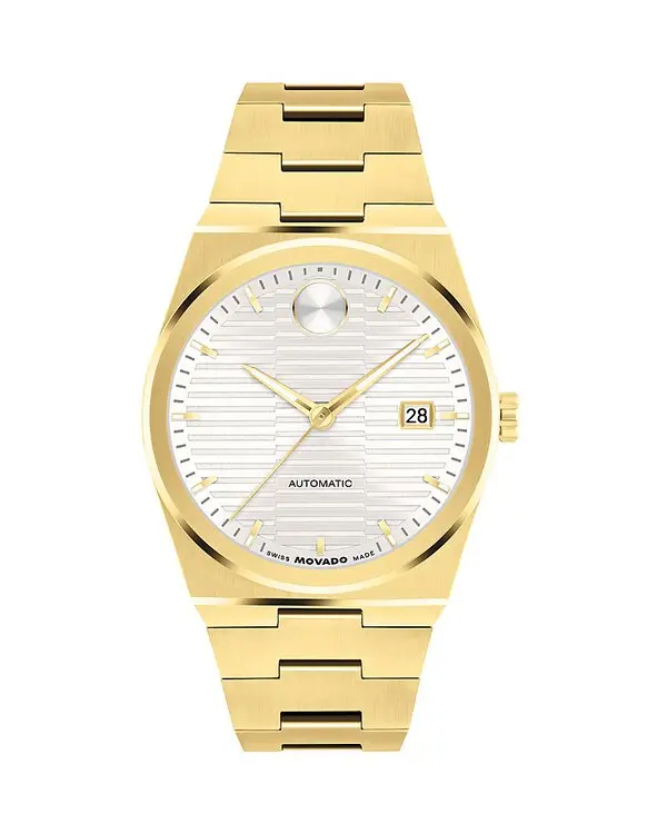 Movado Quest Watch, 39mm - White/gold