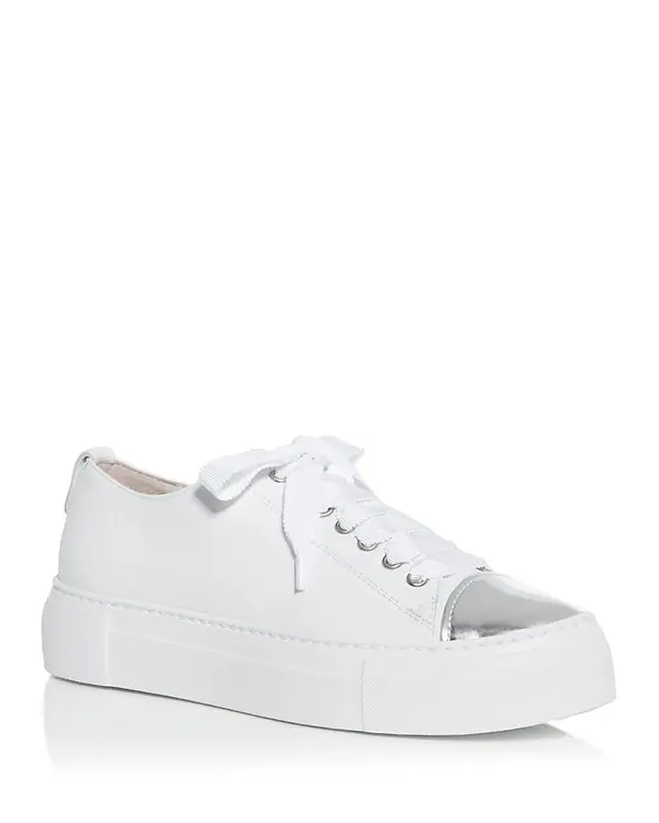 Agl Mollie Platform Sneakers - Silver/white