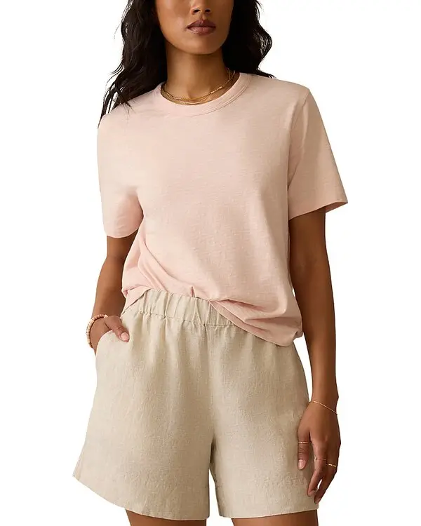 Faherty Brand Essential Tee - Peach Whip