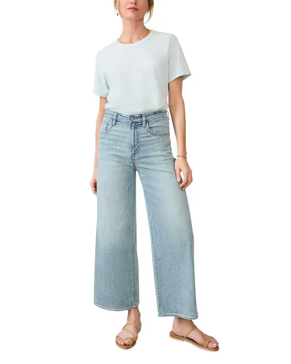 Faherty Brand Sunwashed Essential Tee - Sky