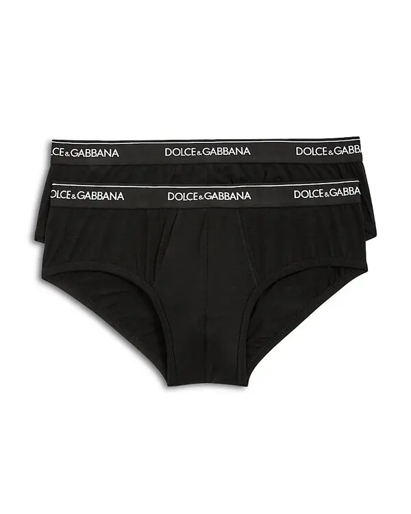 Dolce & Gabbana Brando Briefs, Pack Of 2 - Black