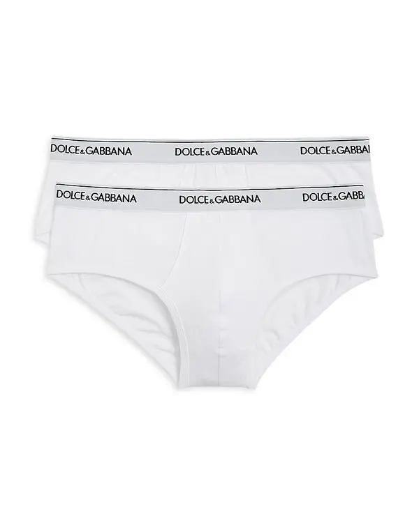 Dolce & Gabbana Brando Briefs, Pack Of 2 - Optic White