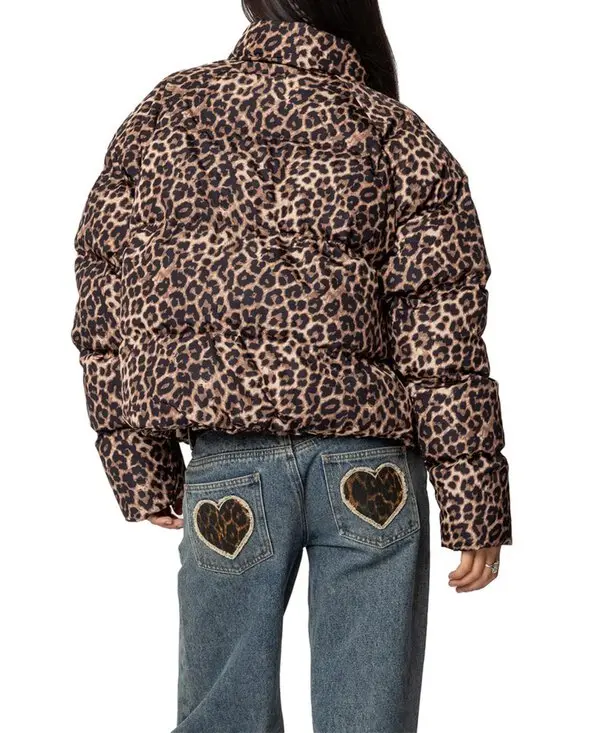 EDIKTED Dalya Printed Puffer Jacket
