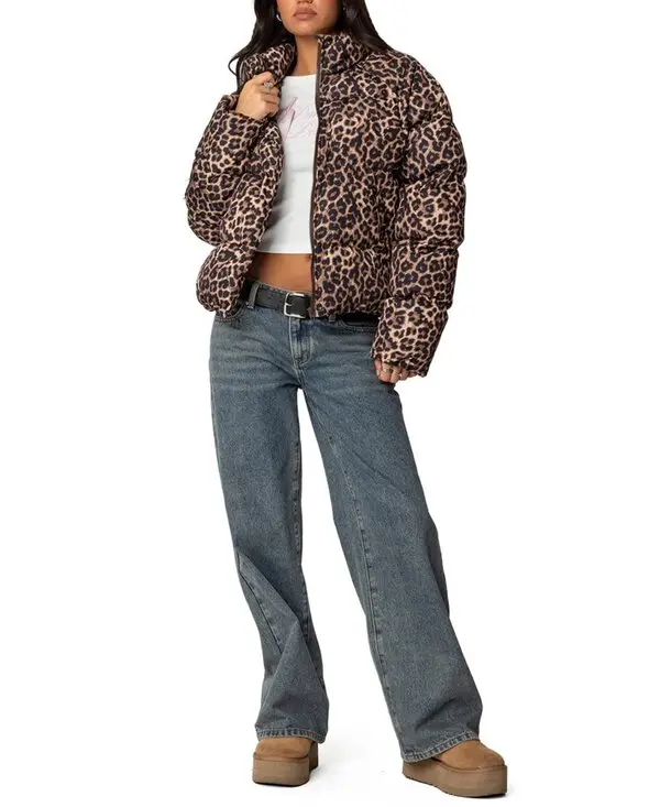 EDIKTED Dalya Printed Puffer Jacket