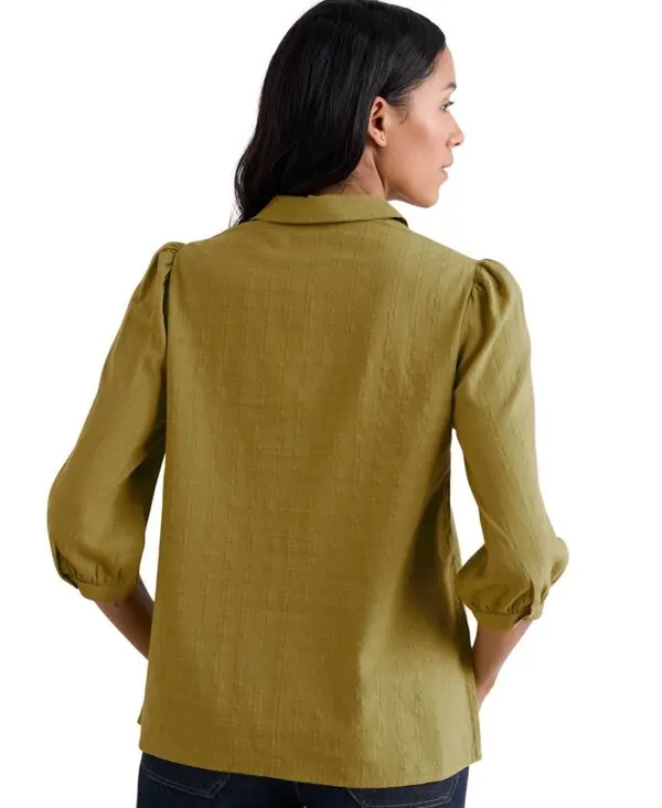 SEASALT CORNWALL Hope Cottage Blouse Ii - Fennel
