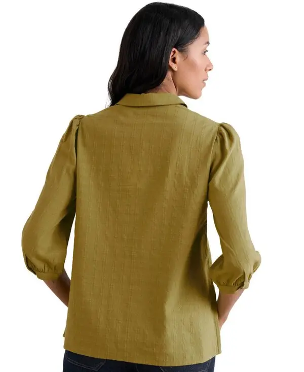 SEASALT CORNWALL Hope Cottage Blouse Ii - Fennel