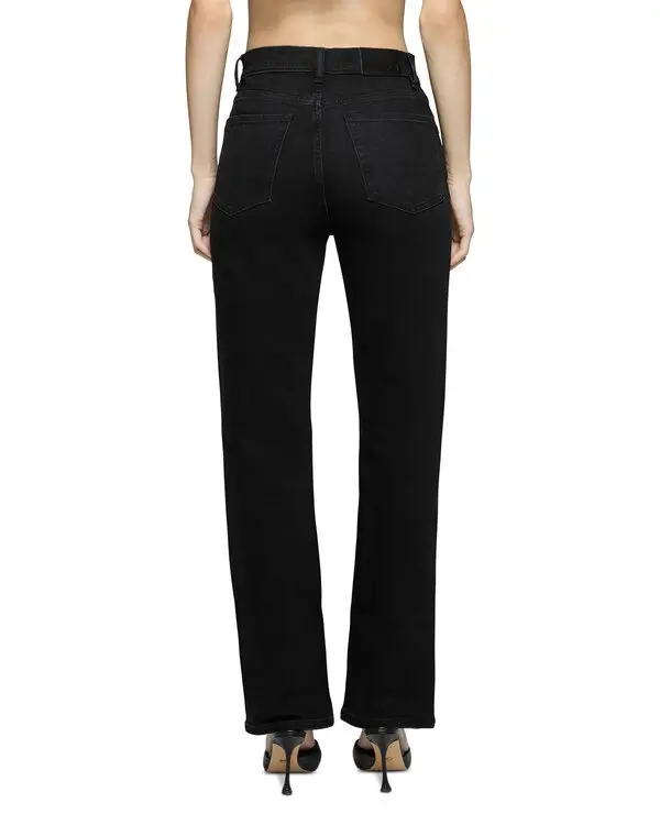 EB DENIM High-rise Straight Jeans