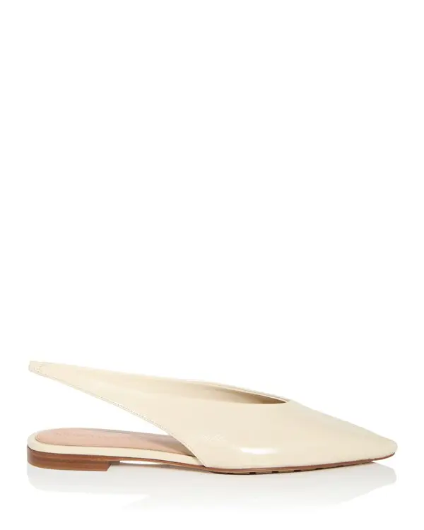 Bottega Veneta Sofia Slingback Flats - Sand