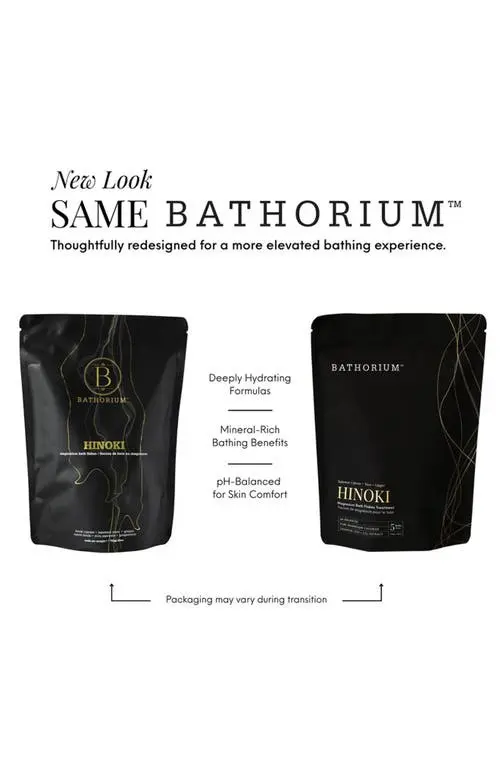 BATHORIUM Hinoki Magnesium Bath Flakes