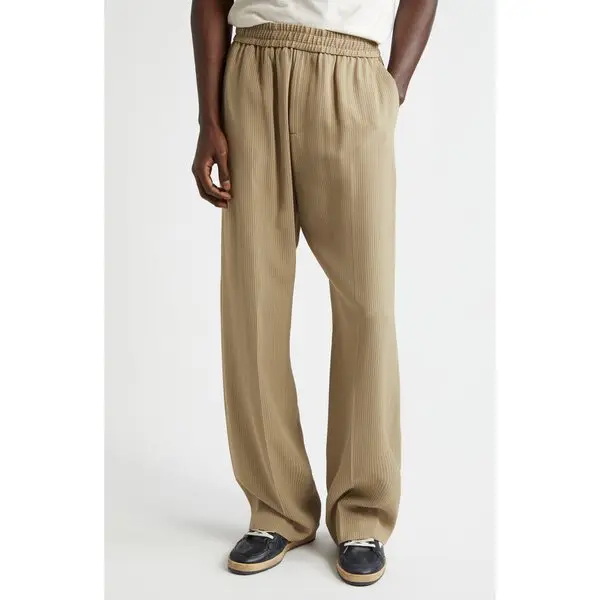 GOLDEN GOOSE Journey Ivan Pinstripe Wide Leg Pants