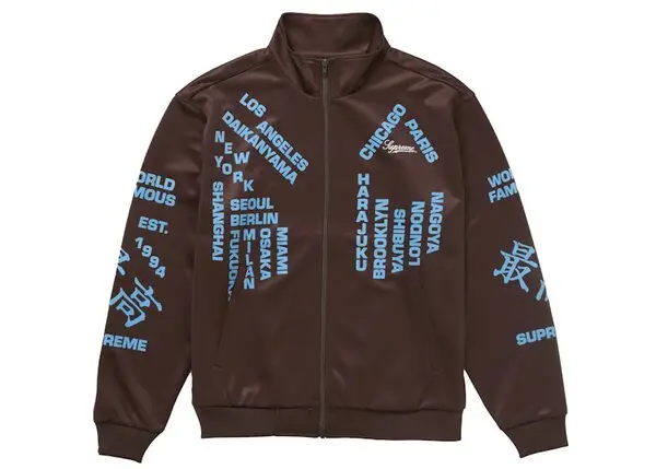 Supreme Worldwide Tricot Track Jacket
