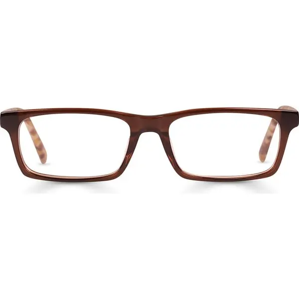Eyebobs Number Cruncher Reading Glasses - Hickory Brown Crystal
