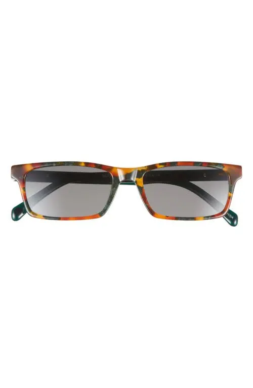 Eyebobs Number Cruncher Rectangular Reader Sunglasses - Green / Brown Tortoise Forest