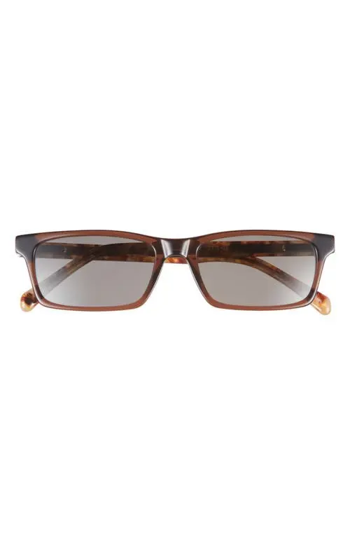 Eyebobs Number Cruncher Rectangular Reader Sunglasses - Hickory Brown Crystal