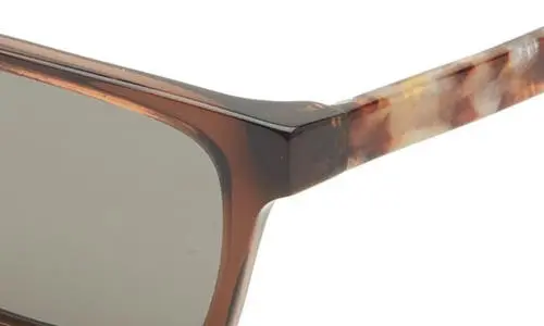 Eyebobs Number Cruncher Rectangular Reader Sunglasses - Hickory Brown Crystal