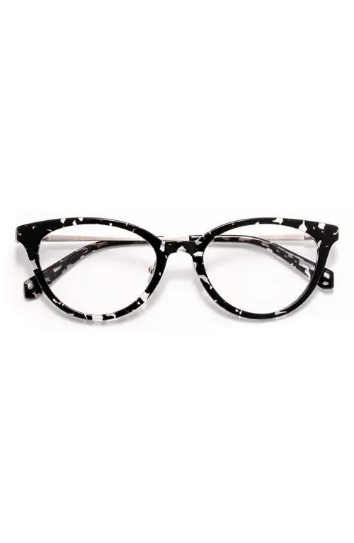 Eyebobs Statuette Cat Eye Sunglasses - Black/crystal Tort/silver