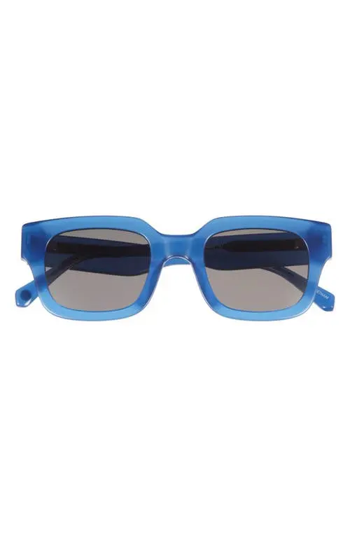 Eyebobs Square Off 47mm Polarized Square Sunglasses - Sapphire Blue