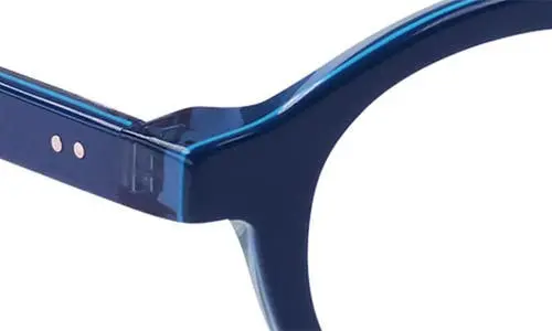 Eyebobs Tv Party 44mm Blue Light Blocking Reading Glasses - Navy Blue