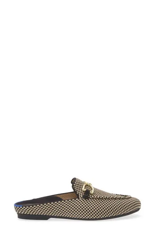 Rothy's Double-bit Bouclé Loafer Mule - Classic Micro Check