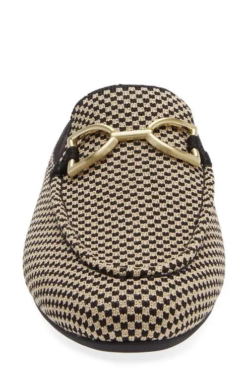 Rothy's Double-bit Bouclé Loafer Mule - Classic Micro Check