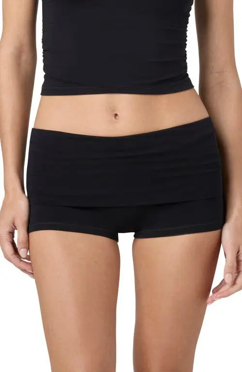 FLORENCE BY MILLS Fold Down Shorts - Black