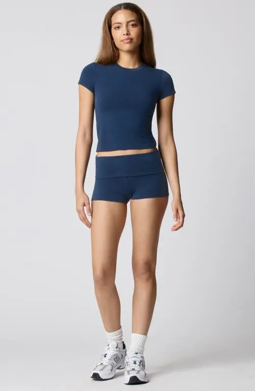 FLORENCE BY MILLS Fold Down Shorts - Navy
