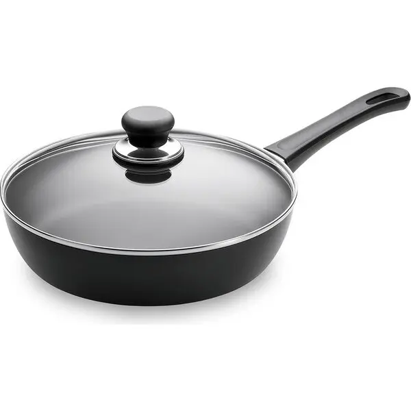 SCANPAN Classic 10-1/4 Inch Saute Pan W/lid - Black