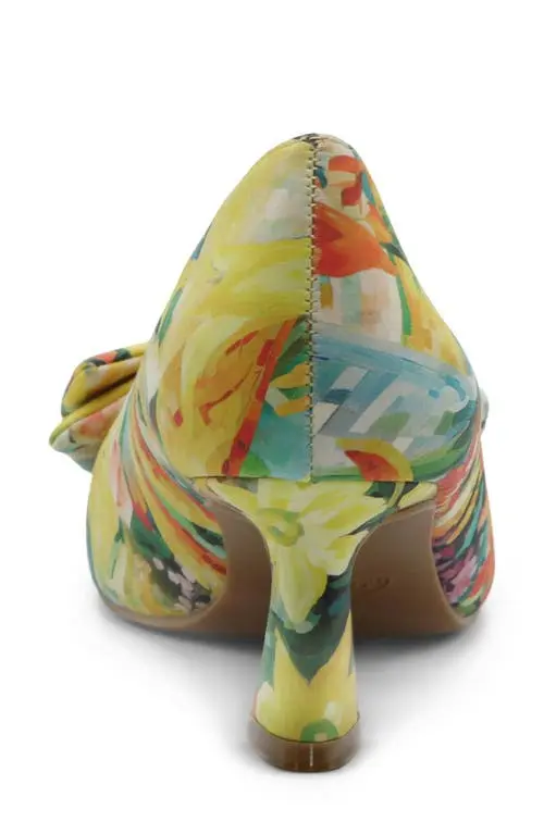 CHARLES DAVID Adren Pointed Cap Toe Pump - Bright Multi
