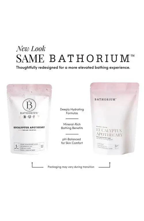 BATHORIUM Eucalyptus Apothecary Crush Bath Soak