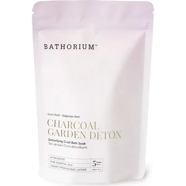 BATHORIUM Charcoal Garden Detox Crush Bath Soak - No Color