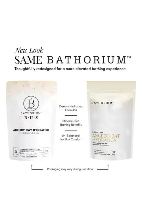 BATHORIUM Ancient Oat Hydration Crush Bath Soak