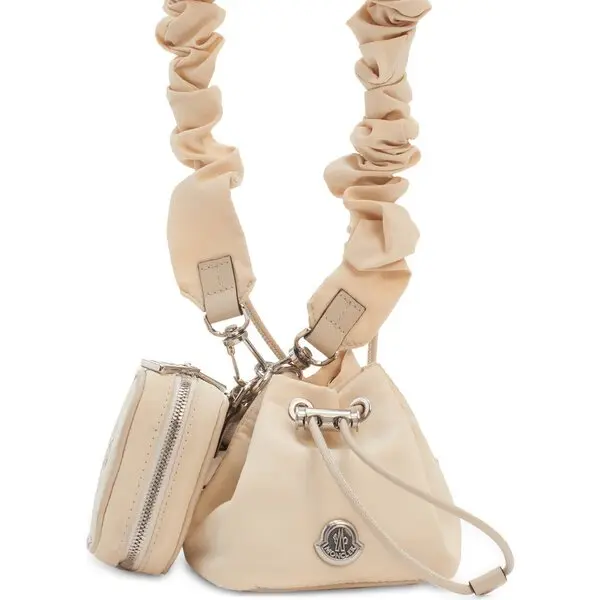Moncler Double Pouch Top Handle Bag - White | Editorialist