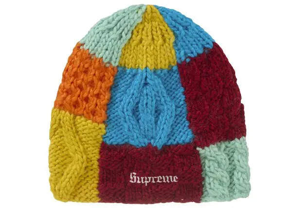 Supreme Block Knit Beanie - Multicolor
