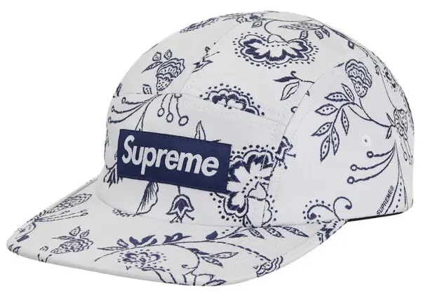 Supreme Floral Jacquard Camp Cap