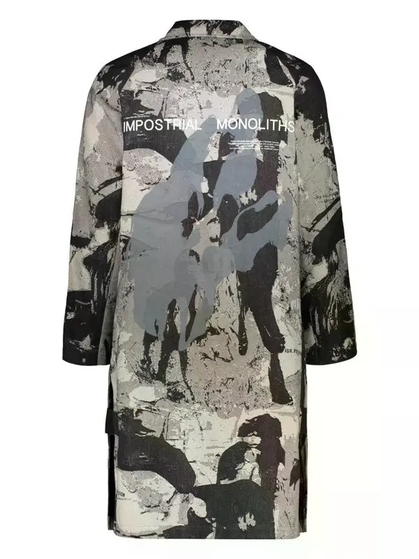 ISO.POETISM Abstract-print Coat