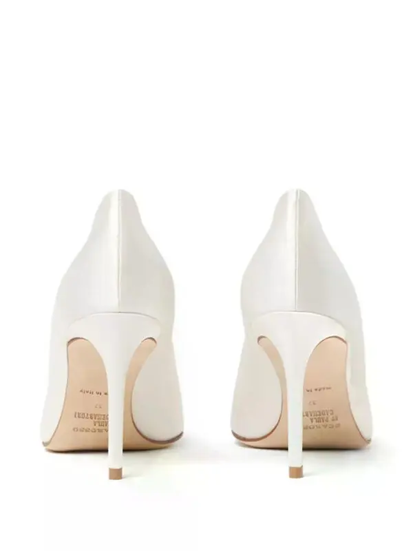 SCAROSSO 90mm Leather Pumps