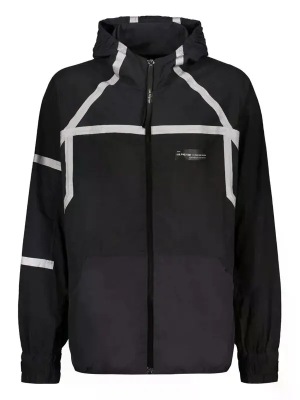 ISO.POETISM Reflective Panelled Hooded Jacket