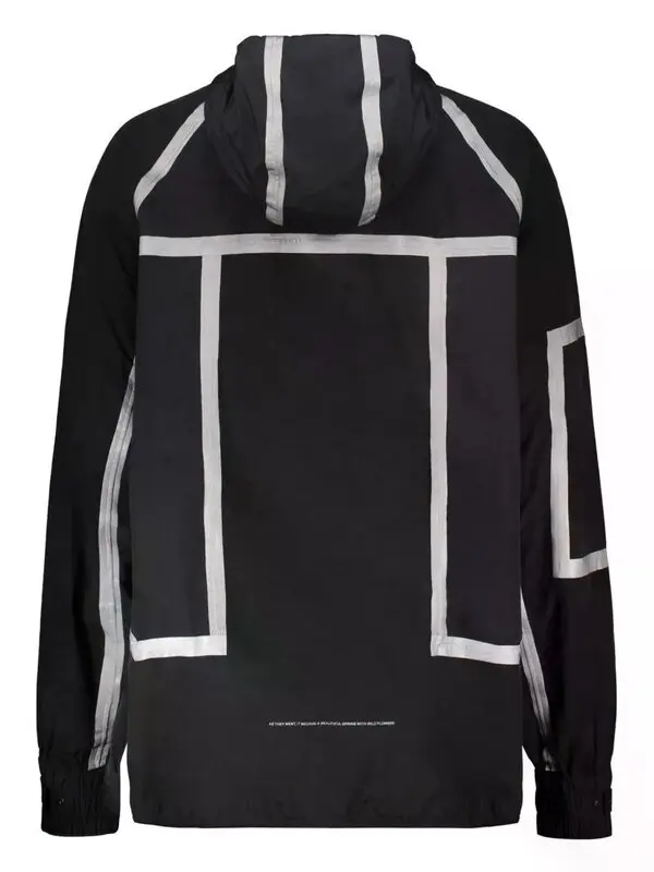 ISO.POETISM Reflective Panelled Hooded Jacket
