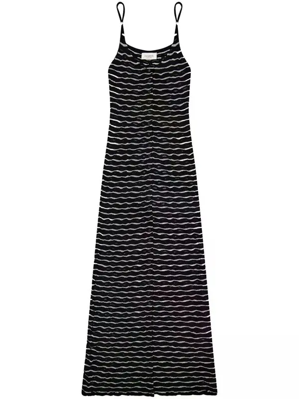 LANEUS Knitted Maxi Dress