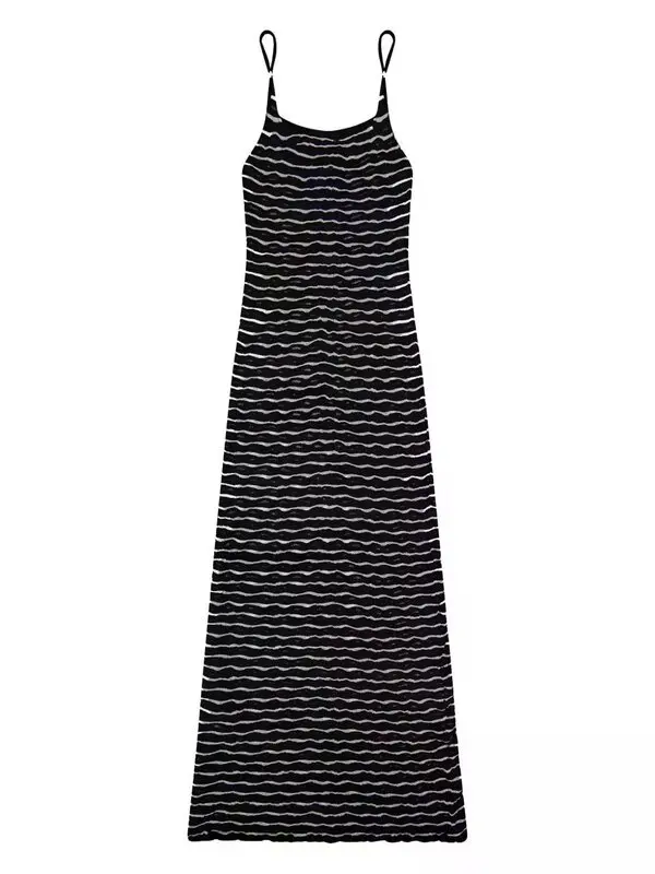 LANEUS Knitted Maxi Dress