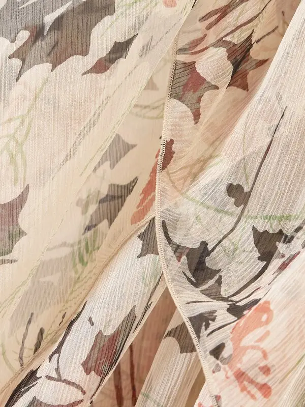 Loewe Asymmetric Floral-print Maxi Dress