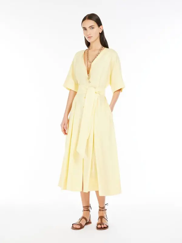 short sleeve a line midi dress Donna Karan Women's Tweed Cap Sleeve Midi A-Line Dress in Hudson main image 0