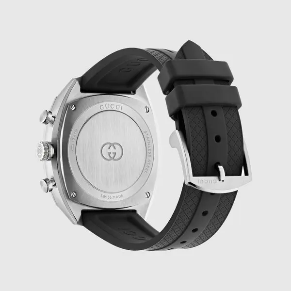 Gucci Interlocking 41mm Steel Watch - Black