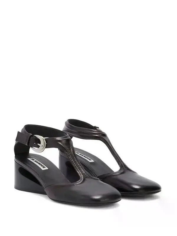 JIL SANDER Mary Jane Pumps - Black