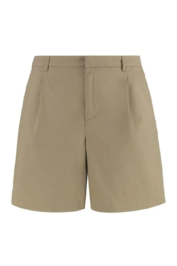 A.p.c. Crew Cotton Bermuda Shorts - Beige