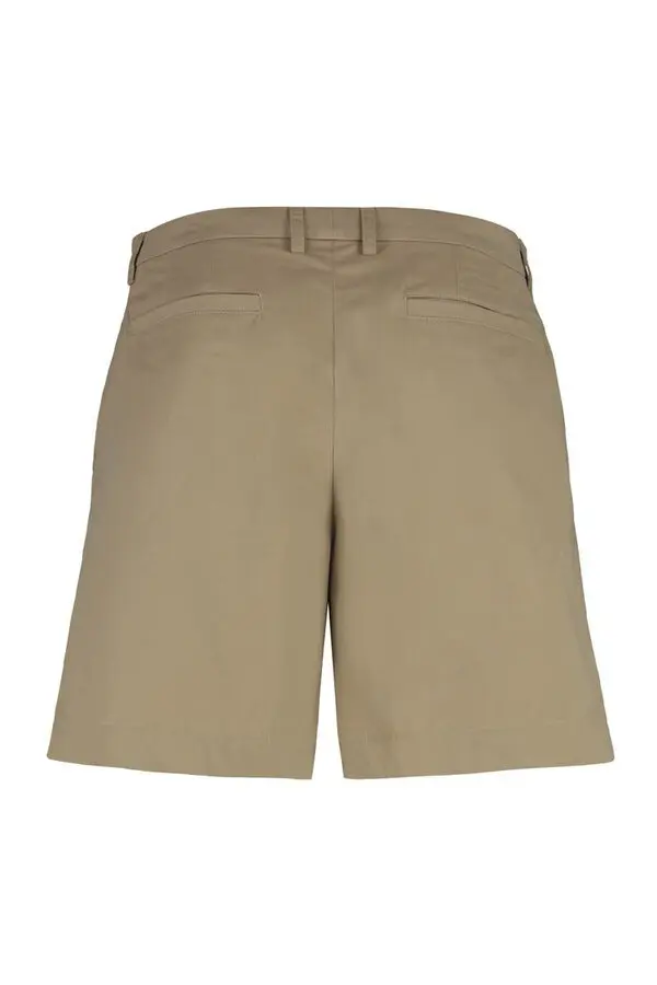A.p.c. Crew Cotton Bermuda Shorts - Beige