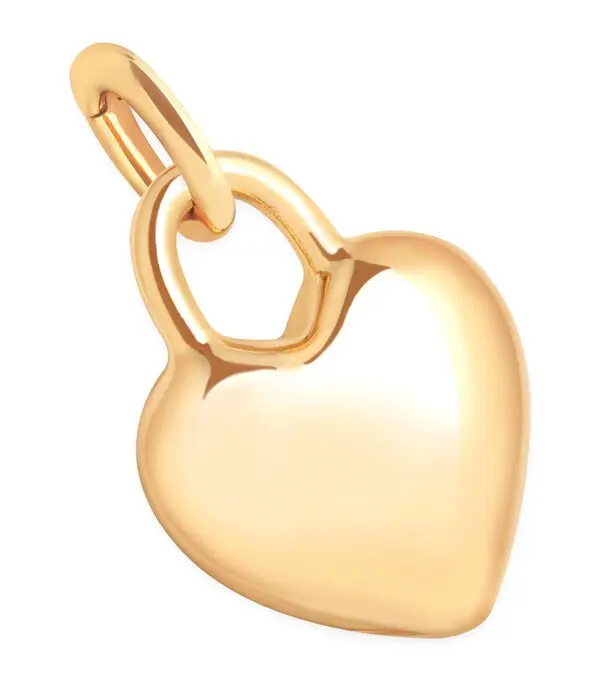 ASTRID & MIYU Plated Heart Charm - Gold
