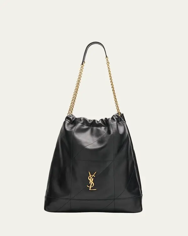 Saint Laurent Jamie Large Pochon Shoulder Bag - Noir